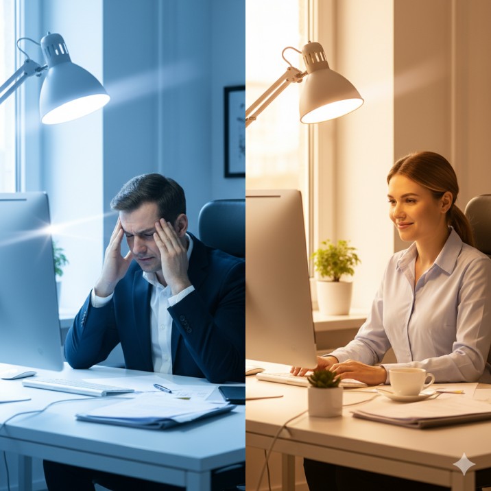 Office Lighting Eye Strain: 7 Signs & Solutions (2026 Data)