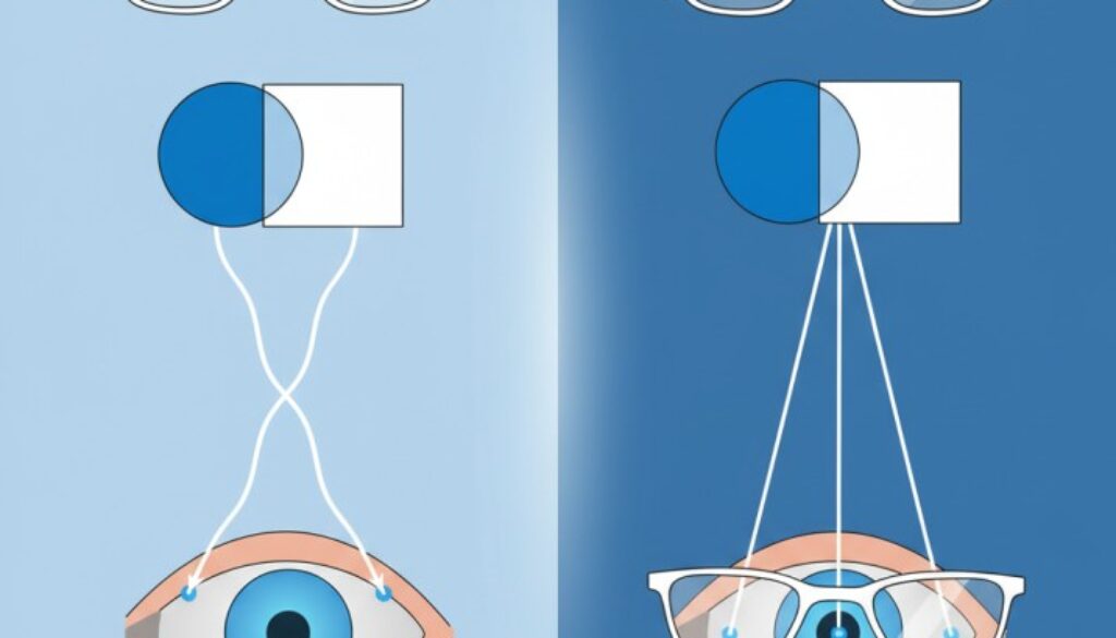 Prism Correction Explained: Relief for Double Vision - Frame & Focus ...